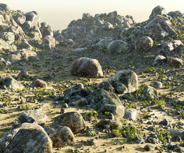 ArtStation - Stony ground in Blender | Resources