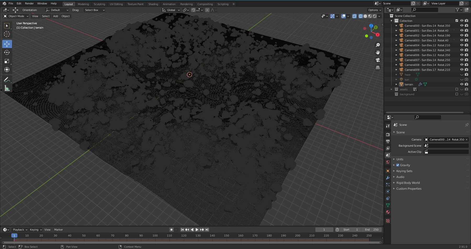 ArtStation - Stony ground in Blender | Resources