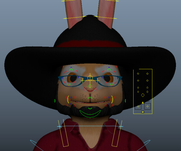 ArtStation - Rabbit Man - Maya Rig | Resources