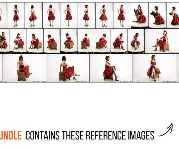 ArtStation - Female Anatomy | Nikola 4 Various Poses | 32 Photos ...