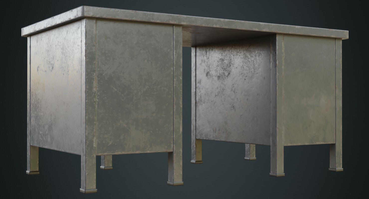 ArtStation - Desk 1C | Game Assets