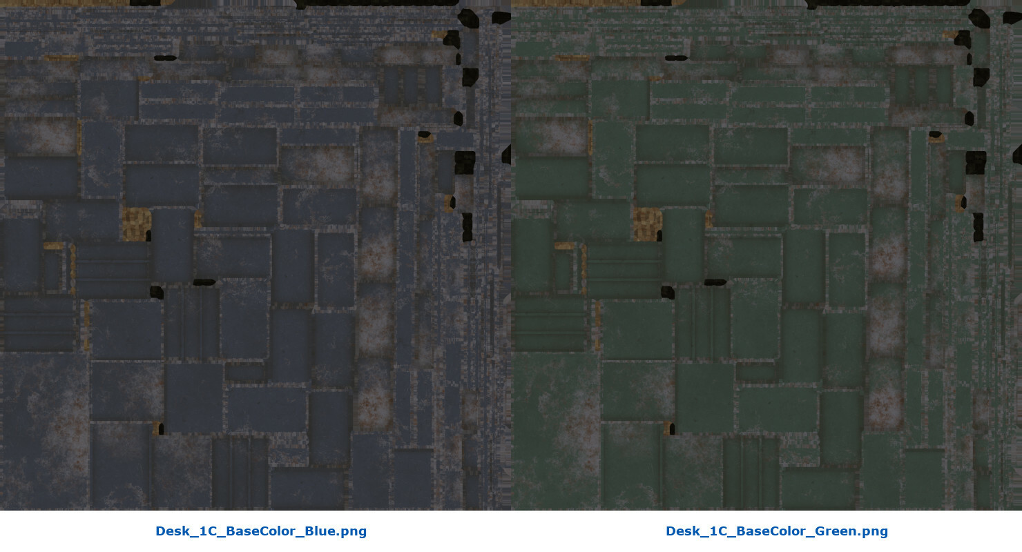 ArtStation - Desk 1C | Game Assets