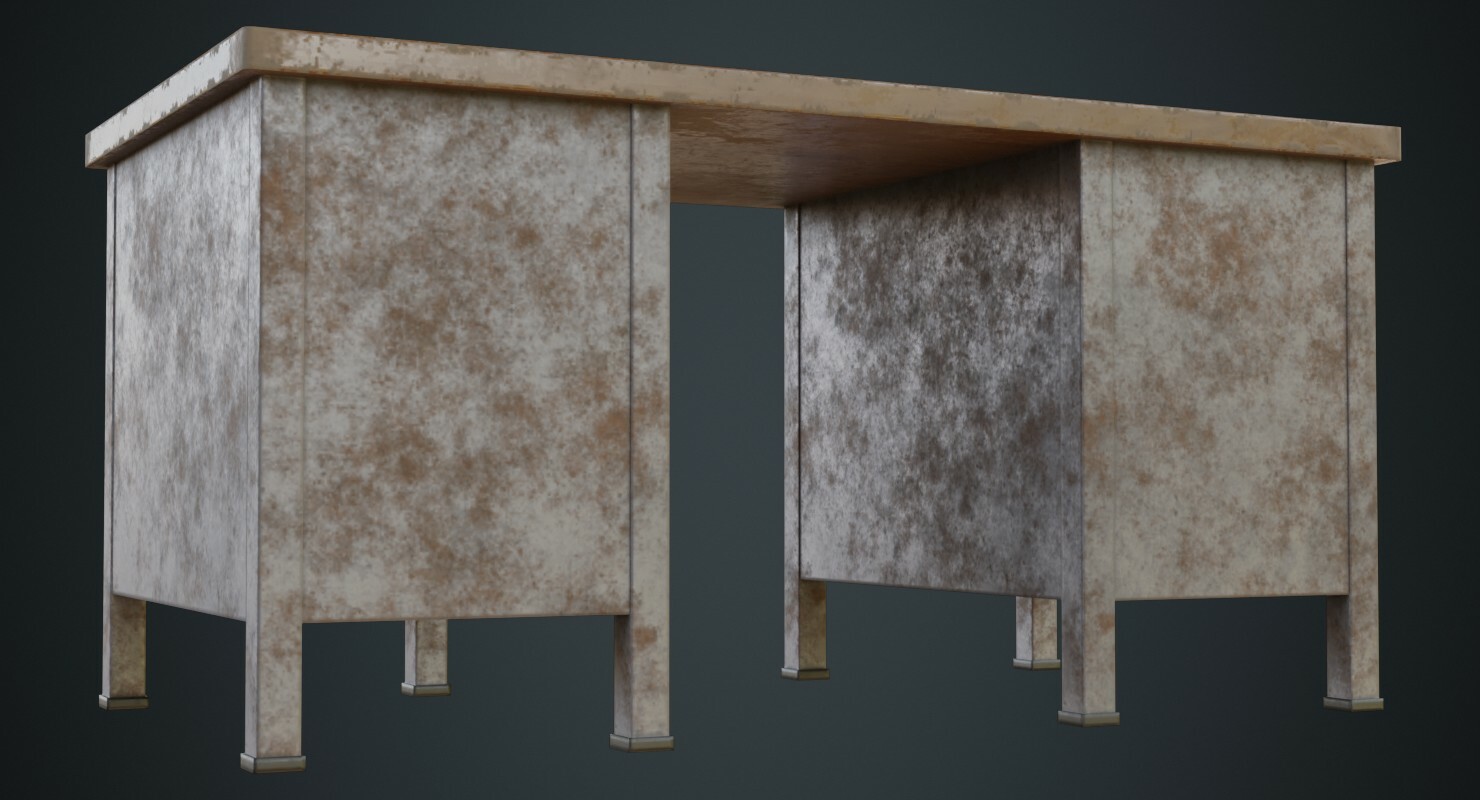 ArtStation - Desk 1D | Game Assets