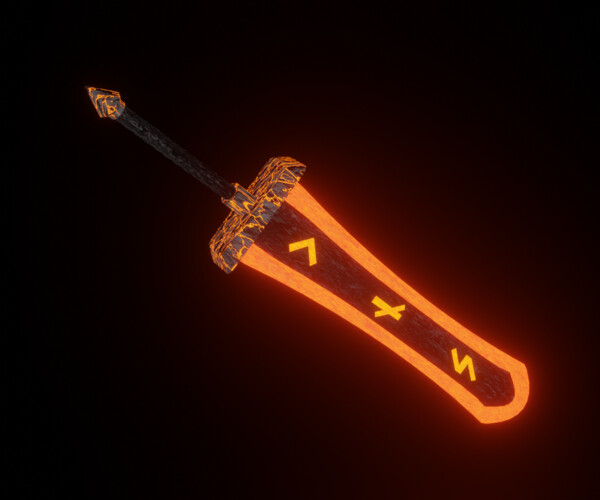 ArtStation - Magma swords | Game Assets