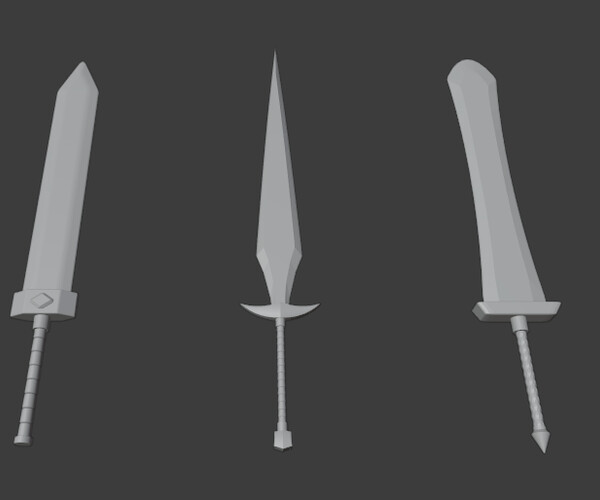 ArtStation - Magma swords | Game Assets