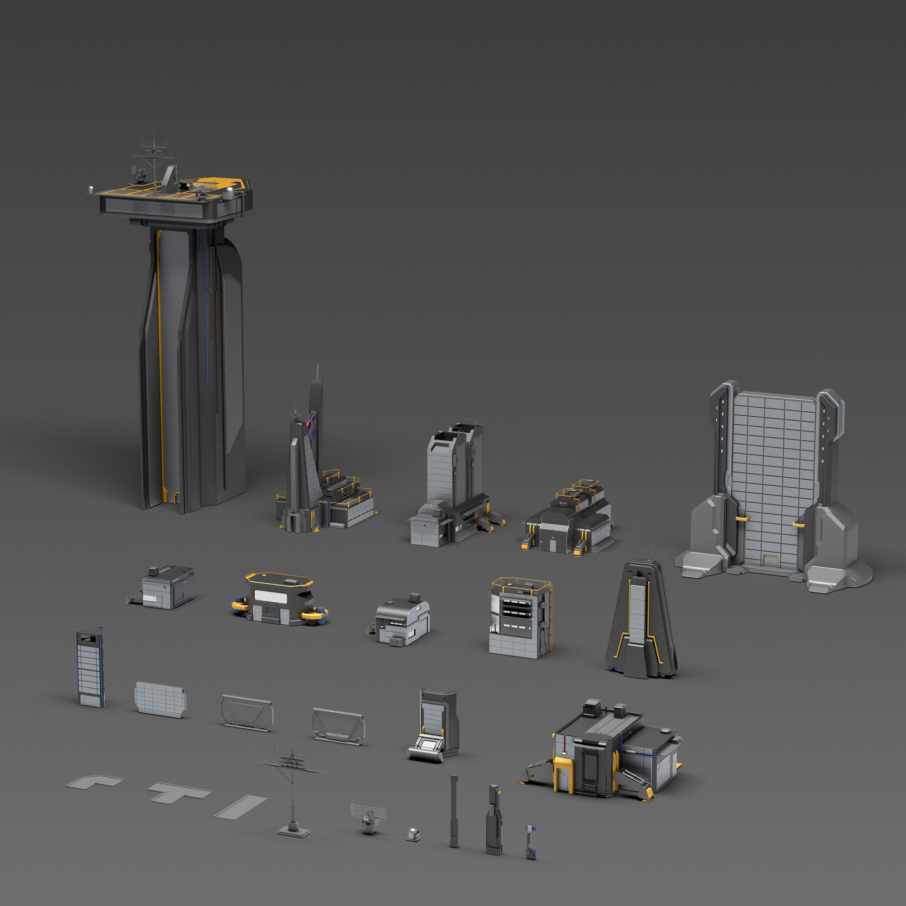 ArtStation - Advanced Outpost Kitbash | Resources