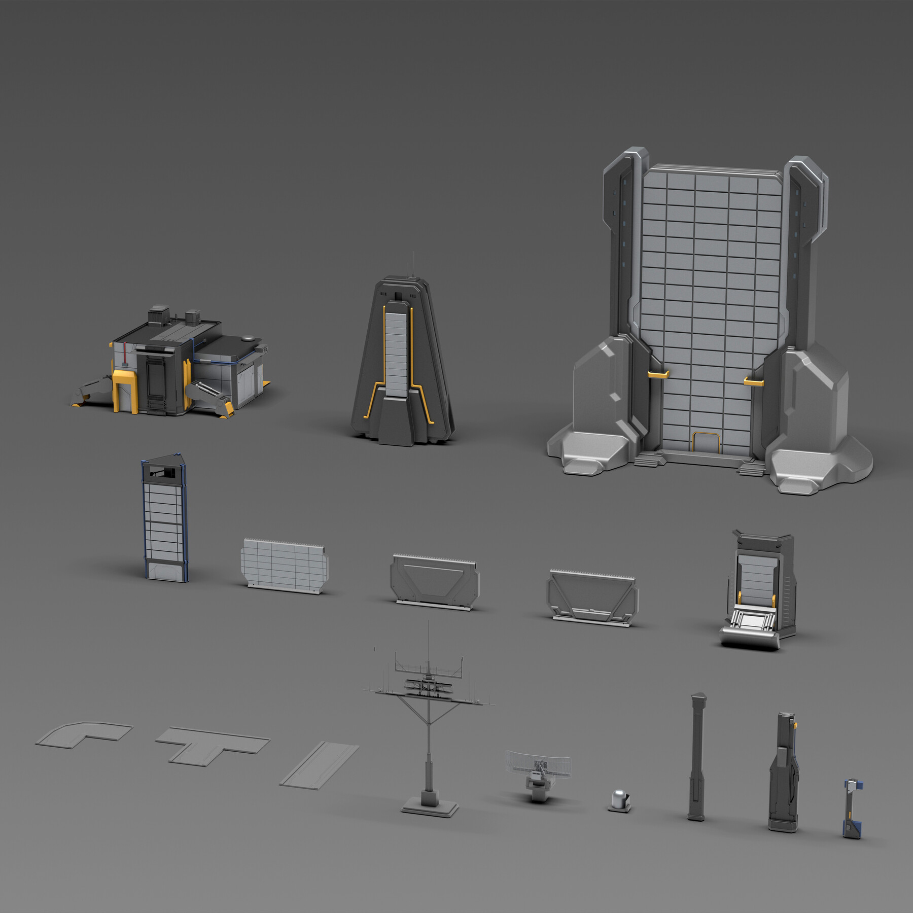 ArtStation - Advanced Outpost Kitbash | Resources