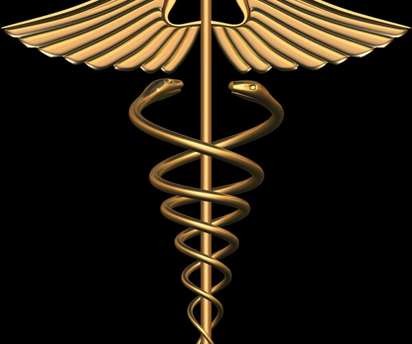 ArtStation - Caduceus with Coiling Snakes - Animation | Resources