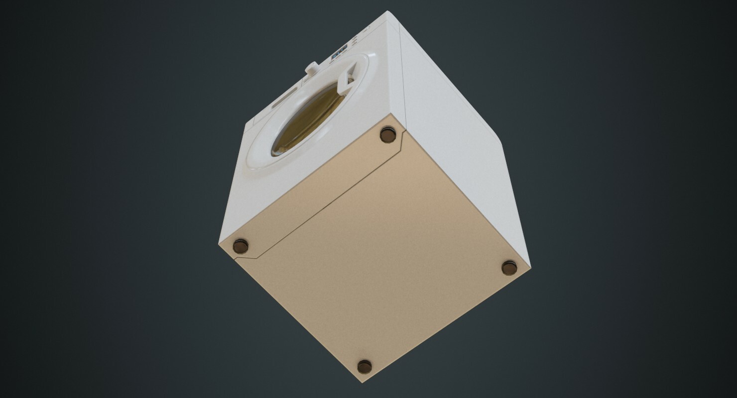 ArtStation - Washing Machine 1A | Game Assets