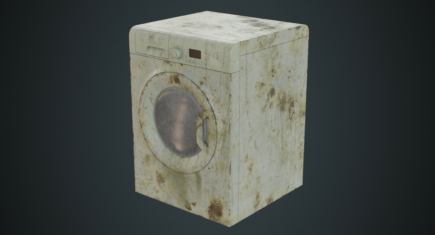 ArtStation - Washing Machine 1B | Game Assets