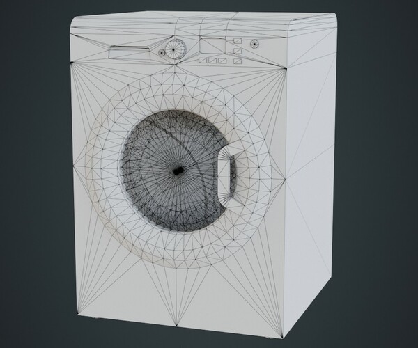 ArtStation - Washing Machine 1B | Game Assets