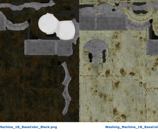 ArtStation - Washing Machine 1B | Game Assets