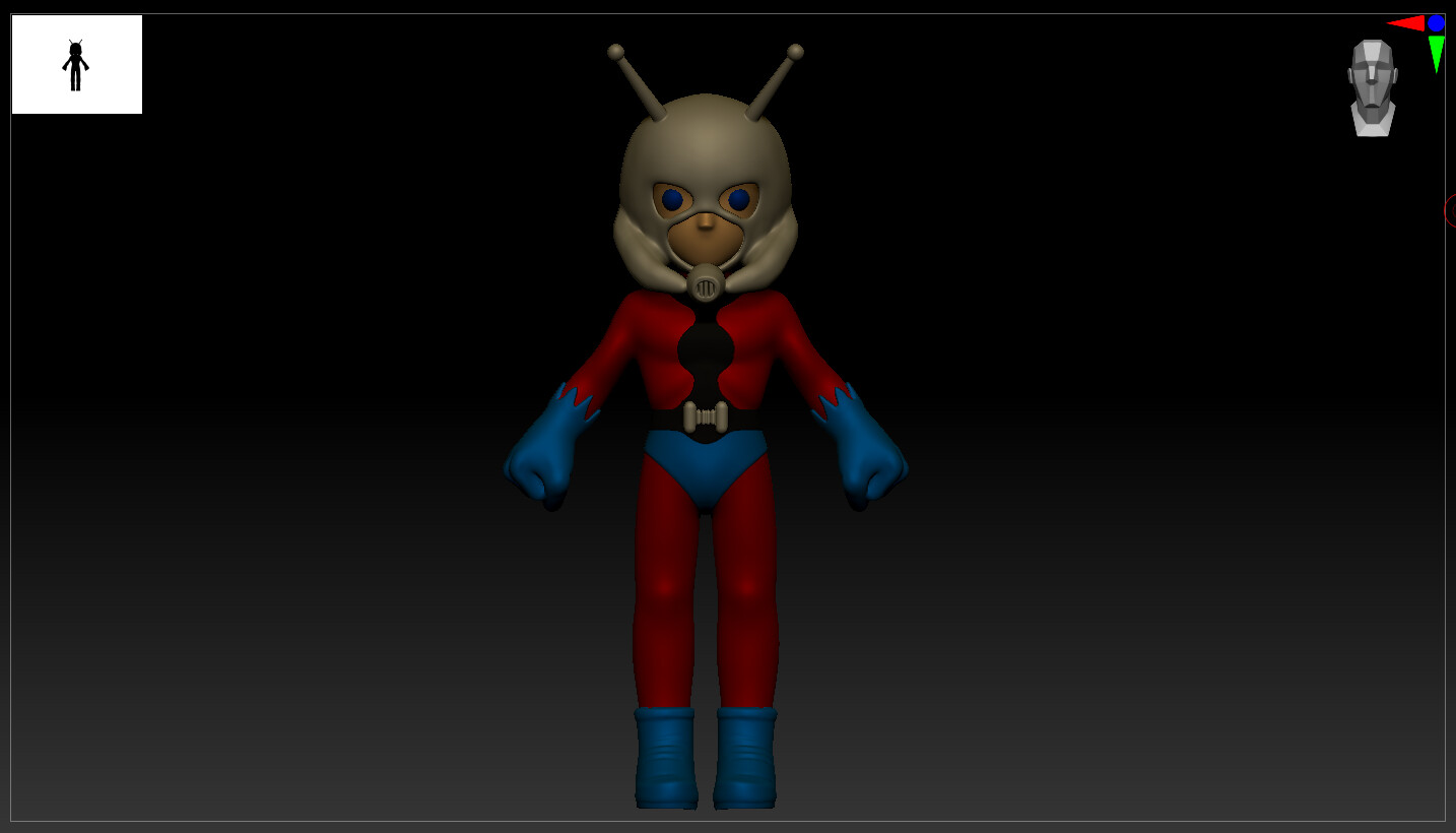 ArtStation - Ant Man Chibi Version 3D Print | Resources