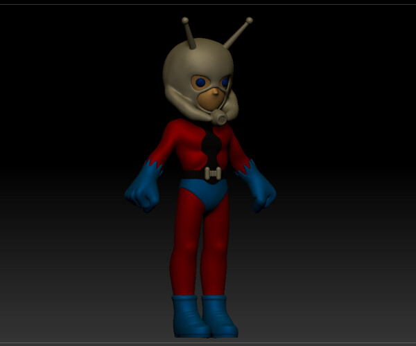 ArtStation - Ant Man Chibi Version 3D Print | Resources