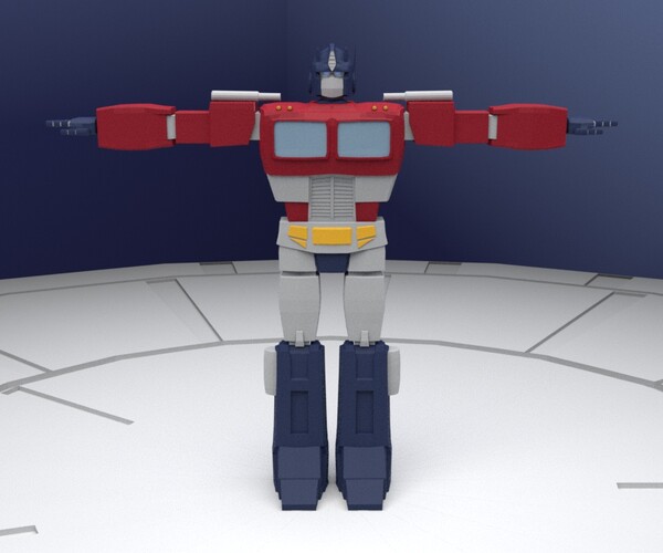 ArtStation - Optimus Prime Rig | Game Assets