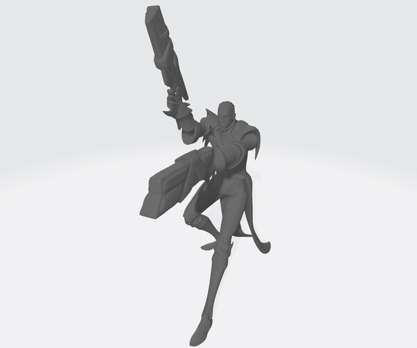 ArtStation - LUCIAN STATUE LEAGUE OF LEGENDS GAME CHARACTER | Resources