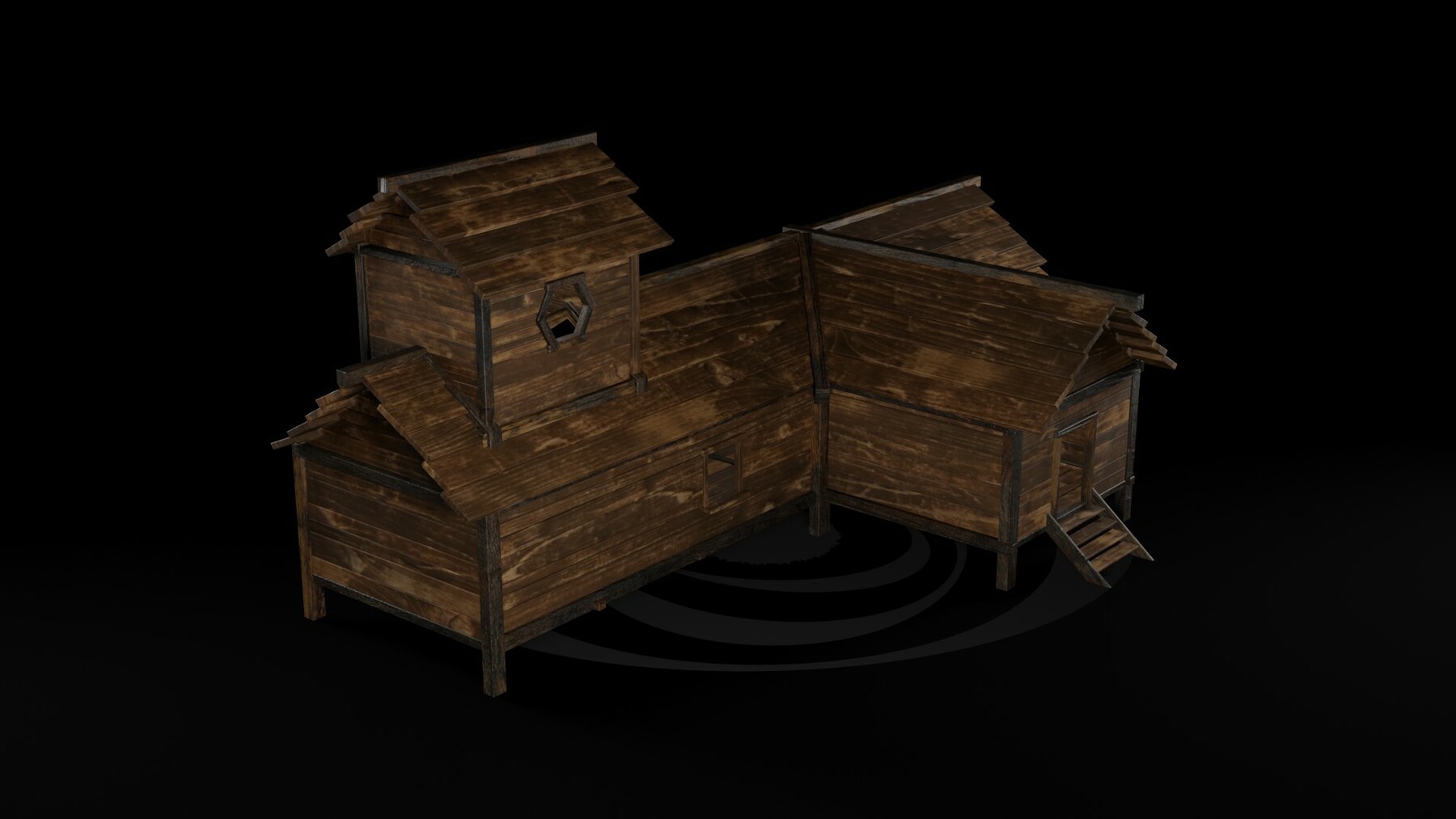 ArtStation - AAA Wooden Enterable Medieval Primal Hut Collection 02 R ...