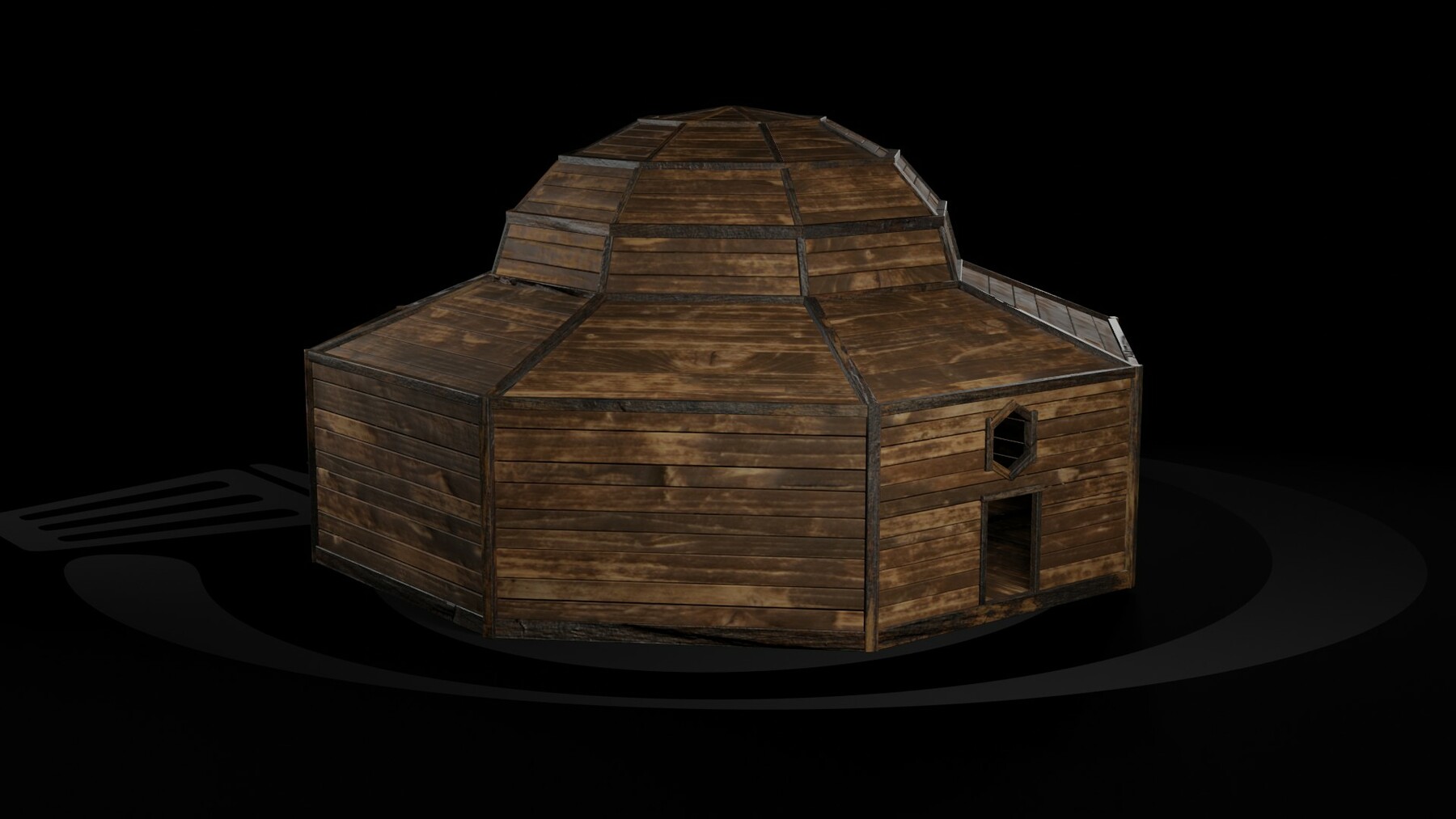 ArtStation - AAA Wooden Enterable Medieval Primal Hut Collection 02 R ...