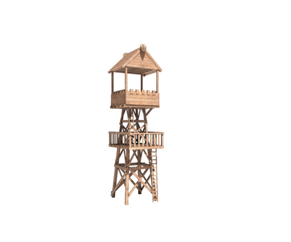 ArtStation - Wood Tower | Resources