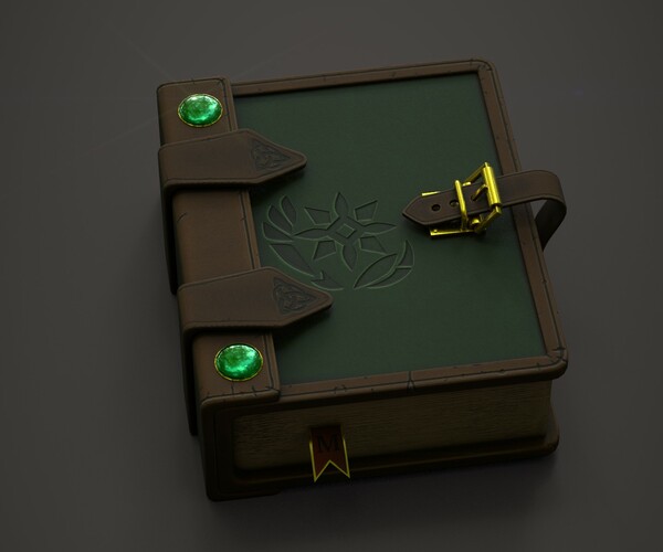 ArtStation - Spell Book | Game Assets