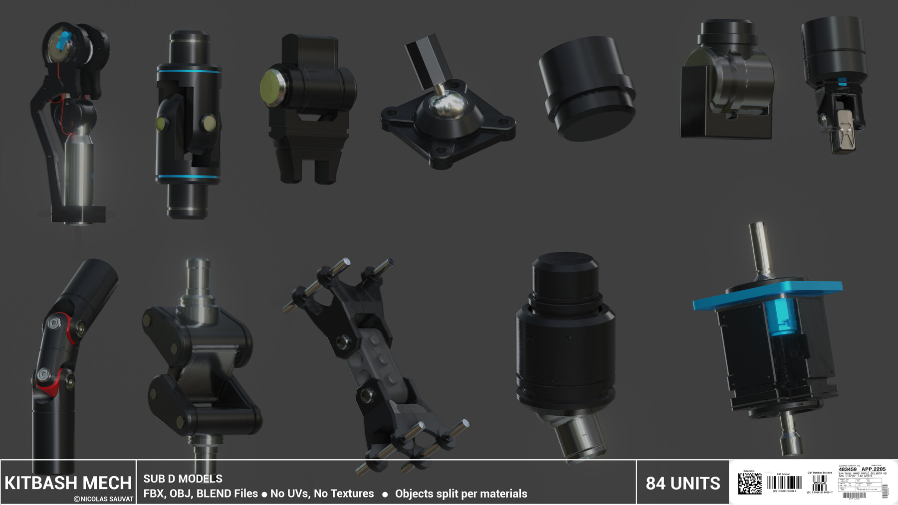ArtStation - MECH KITBASH. | Resources
