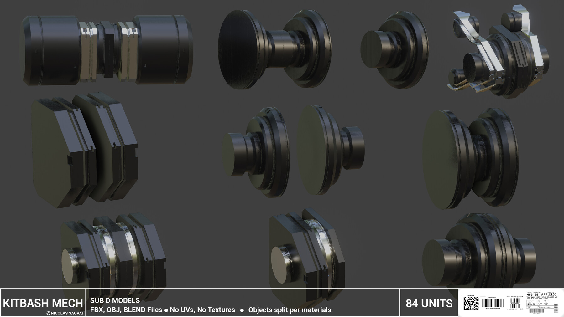 ArtStation - MECH KITBASH. | Resources
