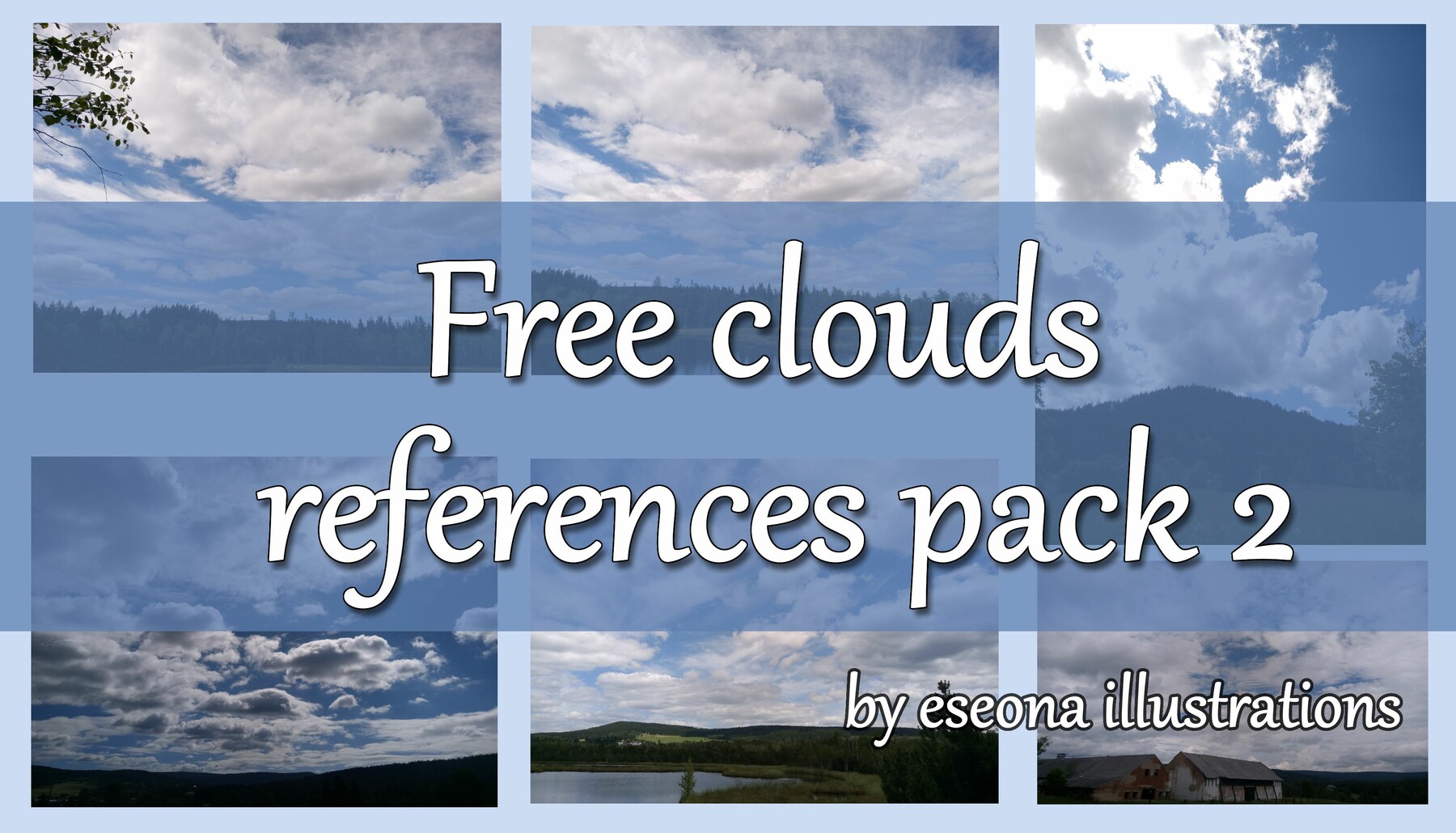 ArtStation - Free clouds references pack 2 | Resources