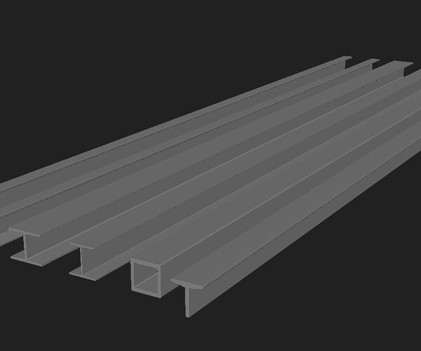 ArtStation - FREE Industrial beams Models | Resources