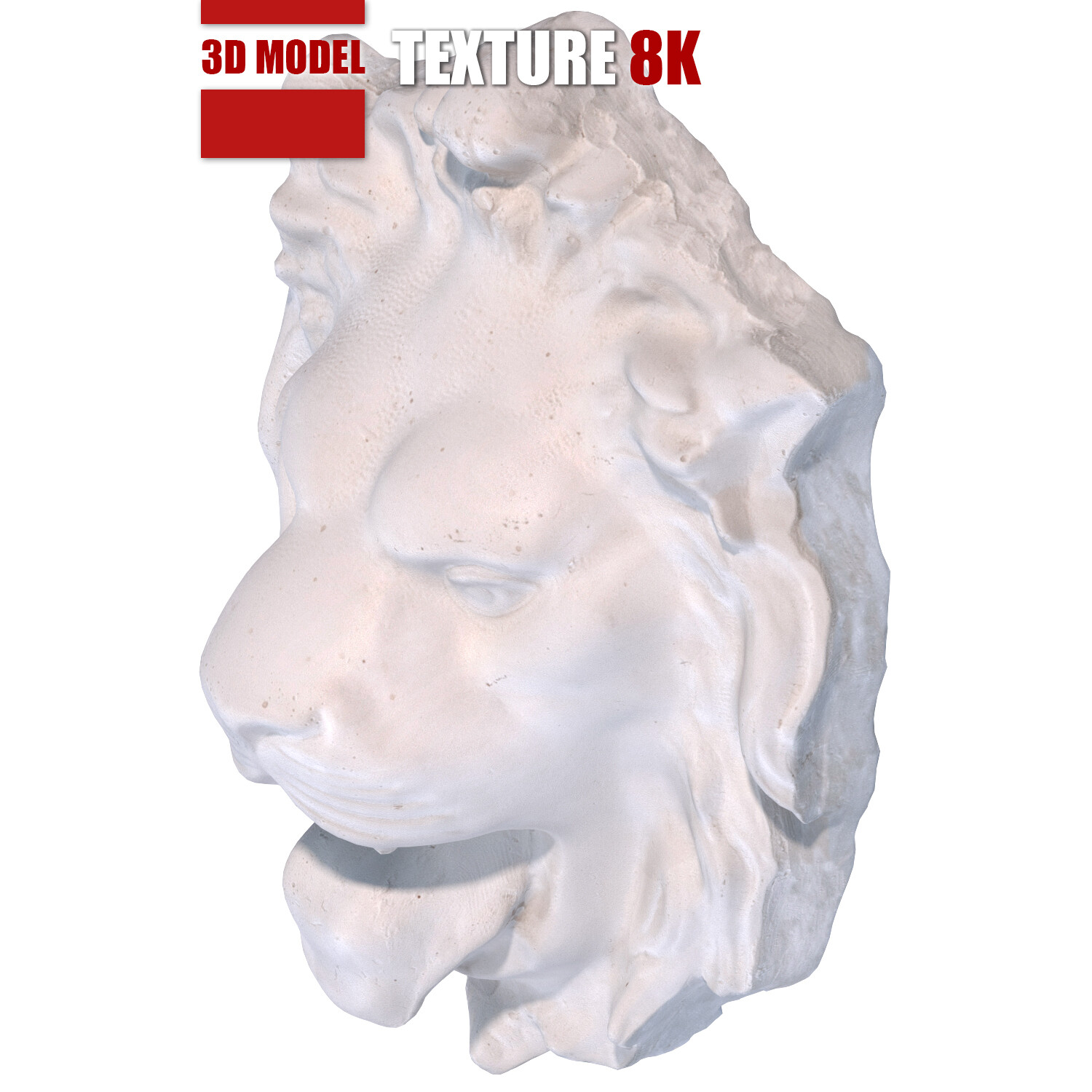 ArtStation - Plaster head of a lion 127 | Resources