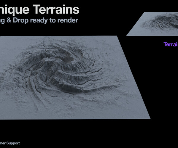 ArtStation - 3 Unique Terrains | Game Assets