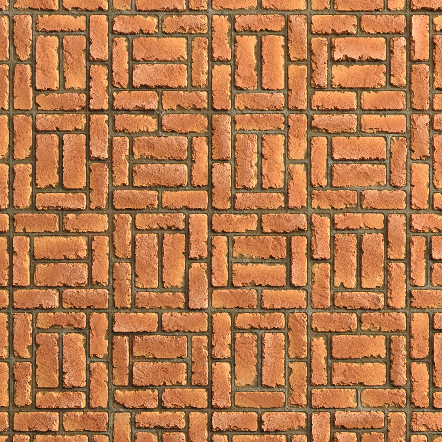 ArtStation - Materials 8- Brick Tiles PBR in 4 Patterns | Resources