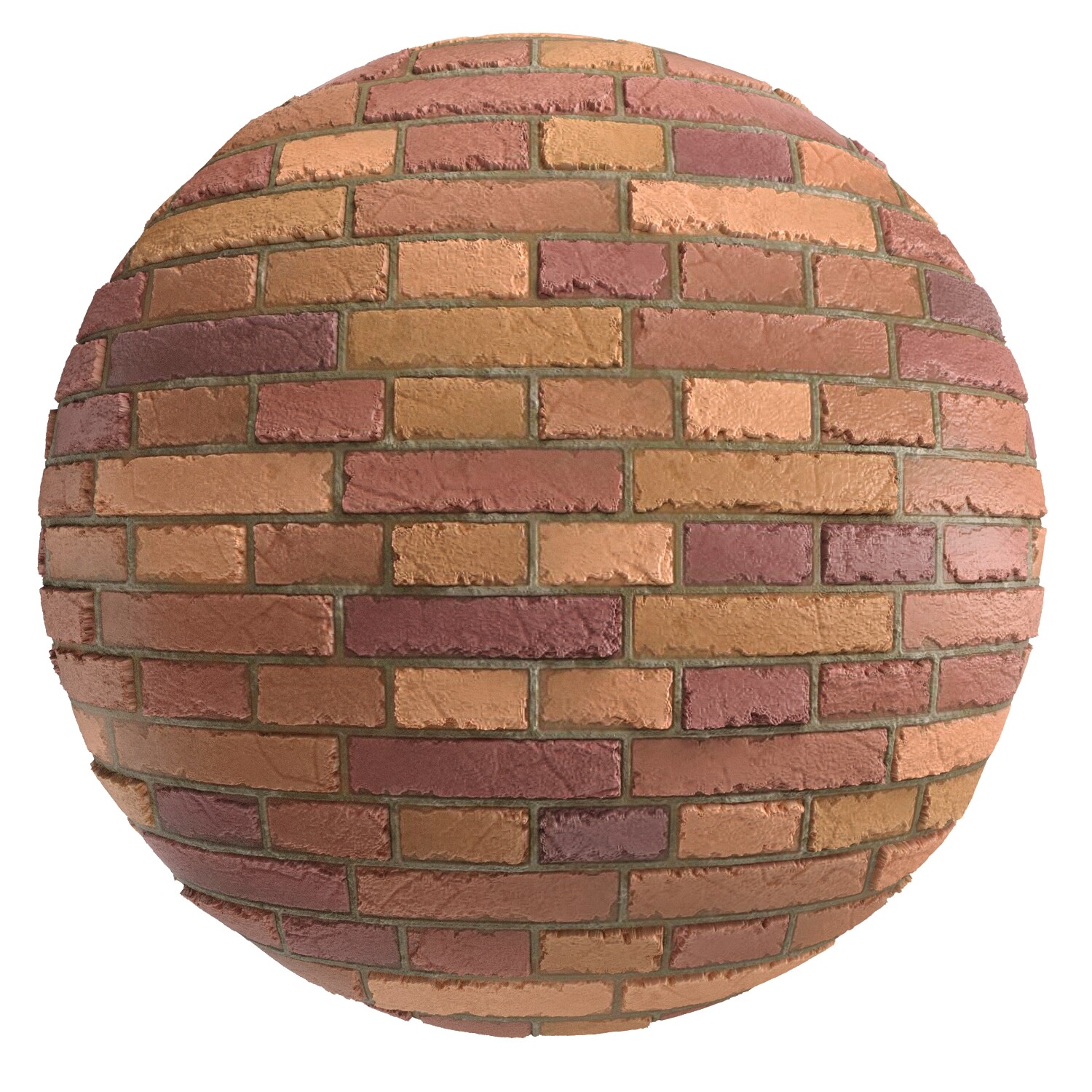 ArtStation - Materials 9- Brick Tiles Pbr In 4 Patterns | Resources
