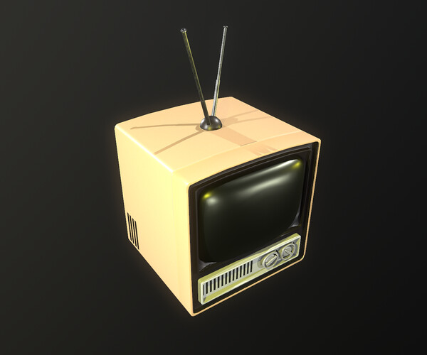 ArtStation - TV Retro | Game Assets