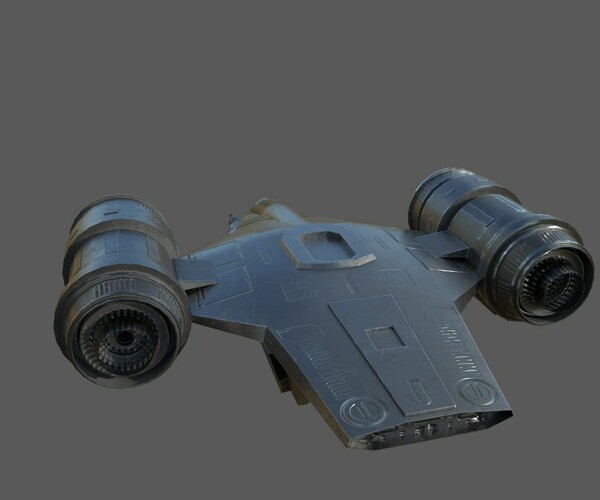 ArtStation - Razor crest game asset- Mandalorian spaceship | Resources
