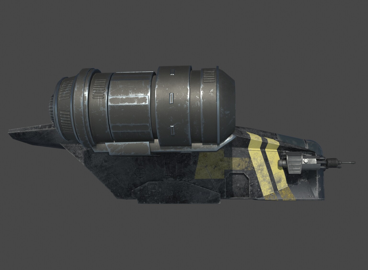 ArtStation - Razor crest game asset- Mandalorian spaceship | Resources