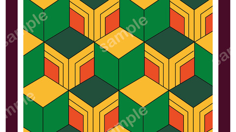 ArtStation - Kimetsu no Yaiba - Nezuko Pattern | Artworks