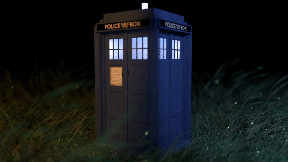 ArtStation - Tardis 3D Model | Game Assets