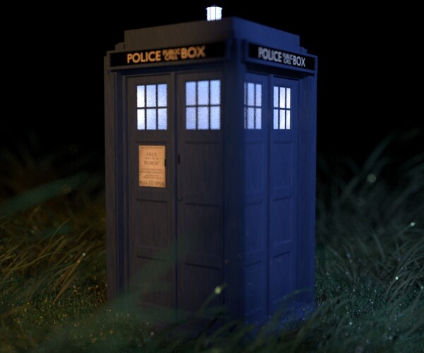 ArtStation - Tardis 3D Model | Game Assets