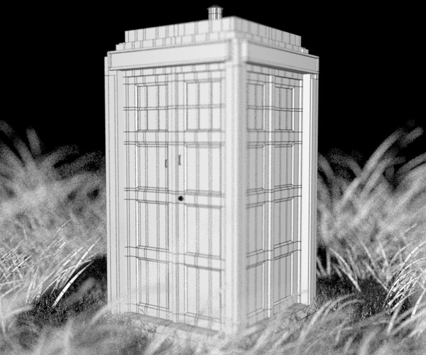 ArtStation - Tardis 3D Model | Game Assets