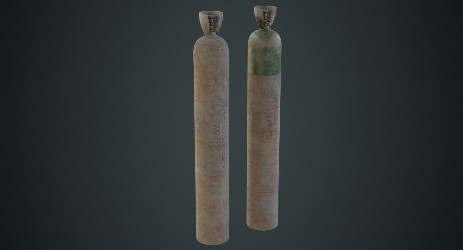 ArtStation - Gas Cylinder 2D | Game Assets