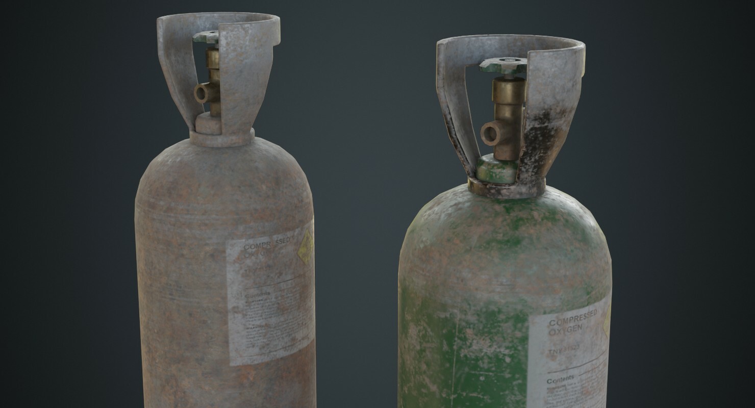 ArtStation - Gas Cylinder 2D | Game Assets