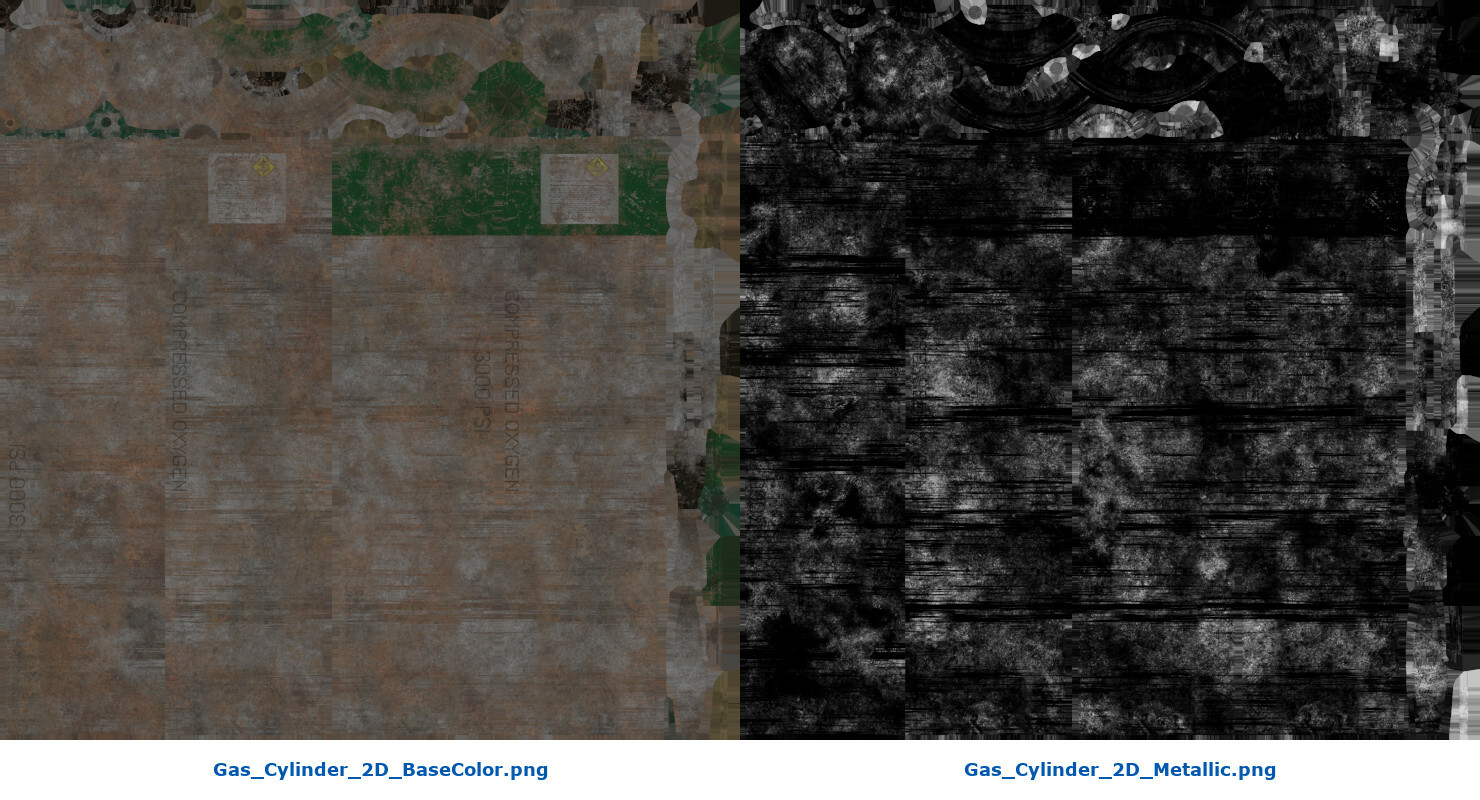 ArtStation - Gas Cylinder 2D | Game Assets