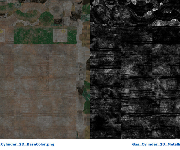 ArtStation - Gas Cylinder 2D | Game Assets