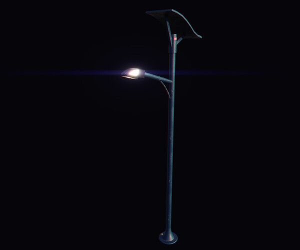 ArtStation - Futuristic Street Light Pack - Real Time/3D Assets/4k ...