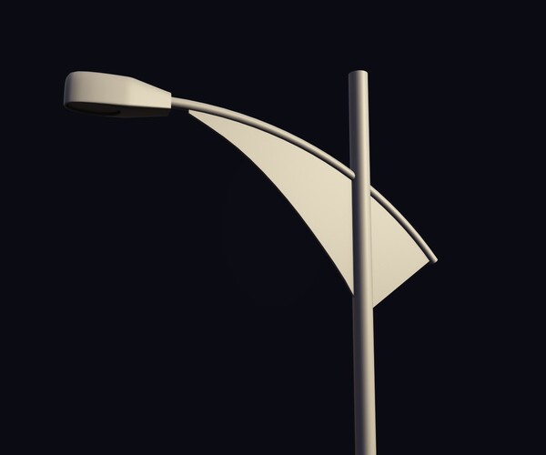 ArtStation - Futuristic Street Light Pack - Real Time/3D Assets/4k ...