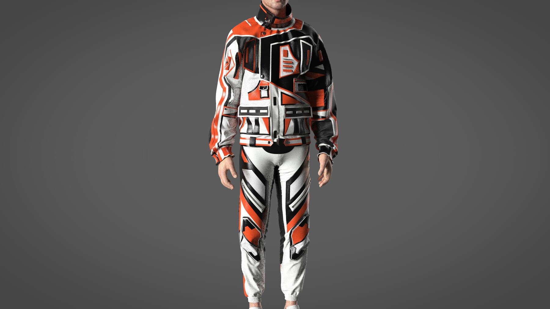 ArtStation - Motocross clothes male & female. Marvelous Designer, Clo3d ...
