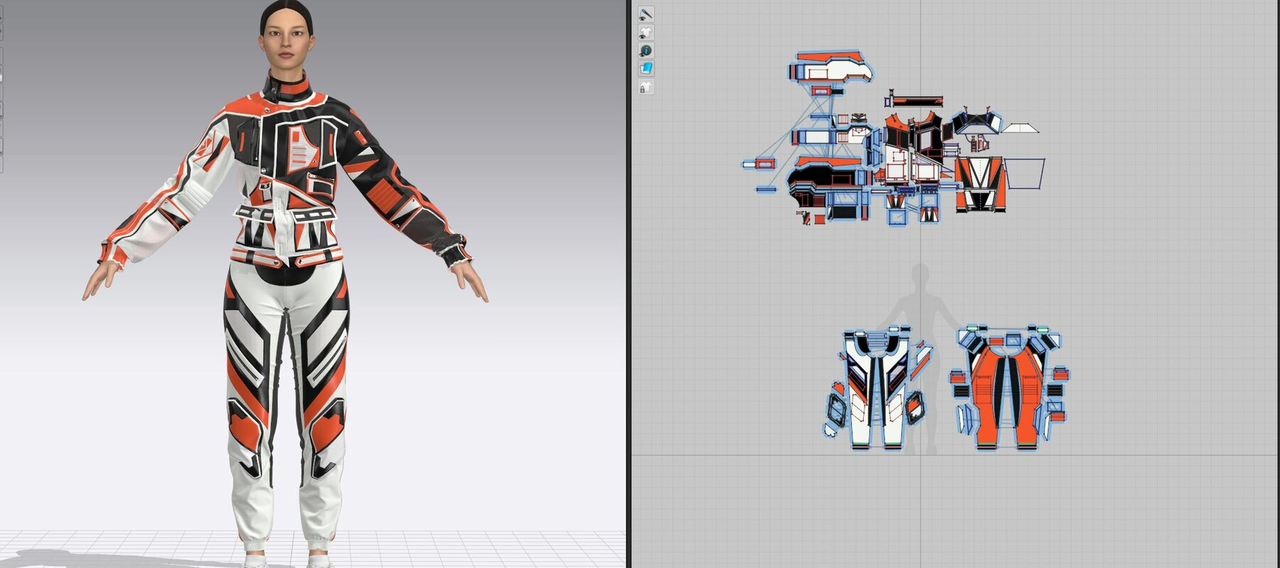 ArtStation - Motocross clothes male & female. Marvelous Designer, Clo3d ...