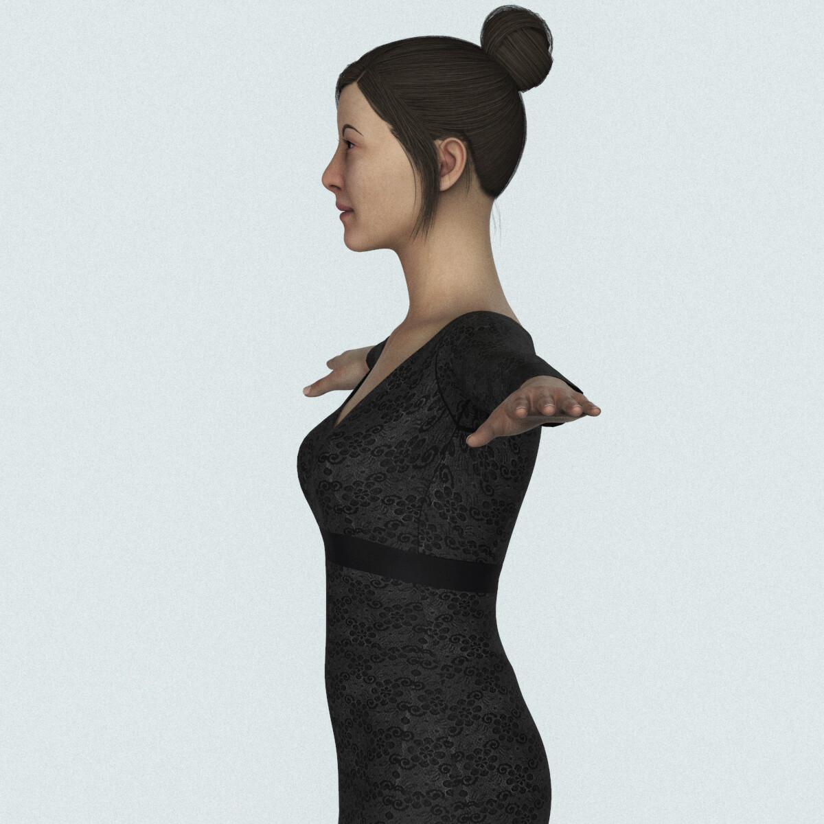 Artstation Realistic Beautiful Asian Girl Character 3d Model Resources