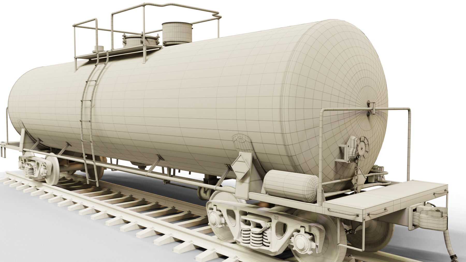 ArtStation - Railway Tank Car | Game Assets
