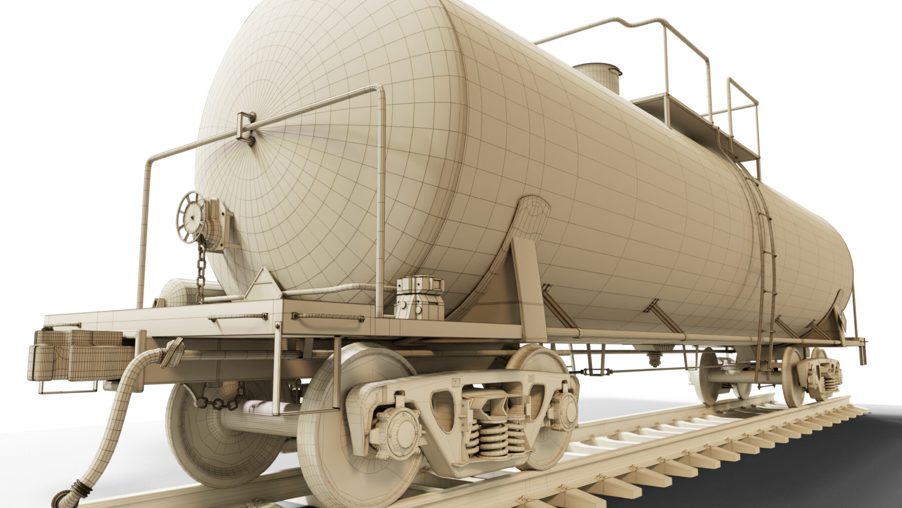 ArtStation - Railway Tank Car | Game Assets